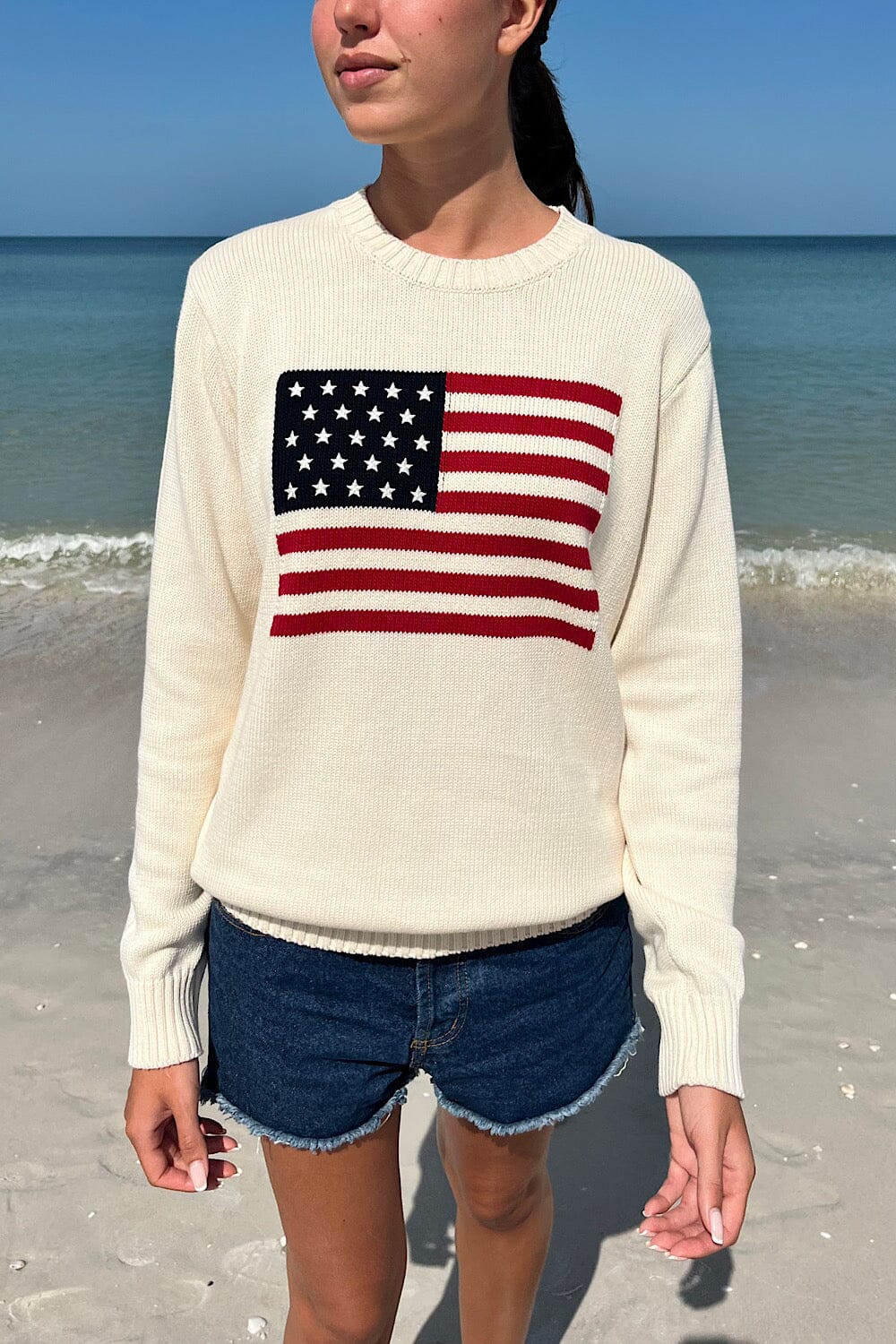 Brandy Melville Usa-Nico American Flag Sweater – Brandy Melville Europe