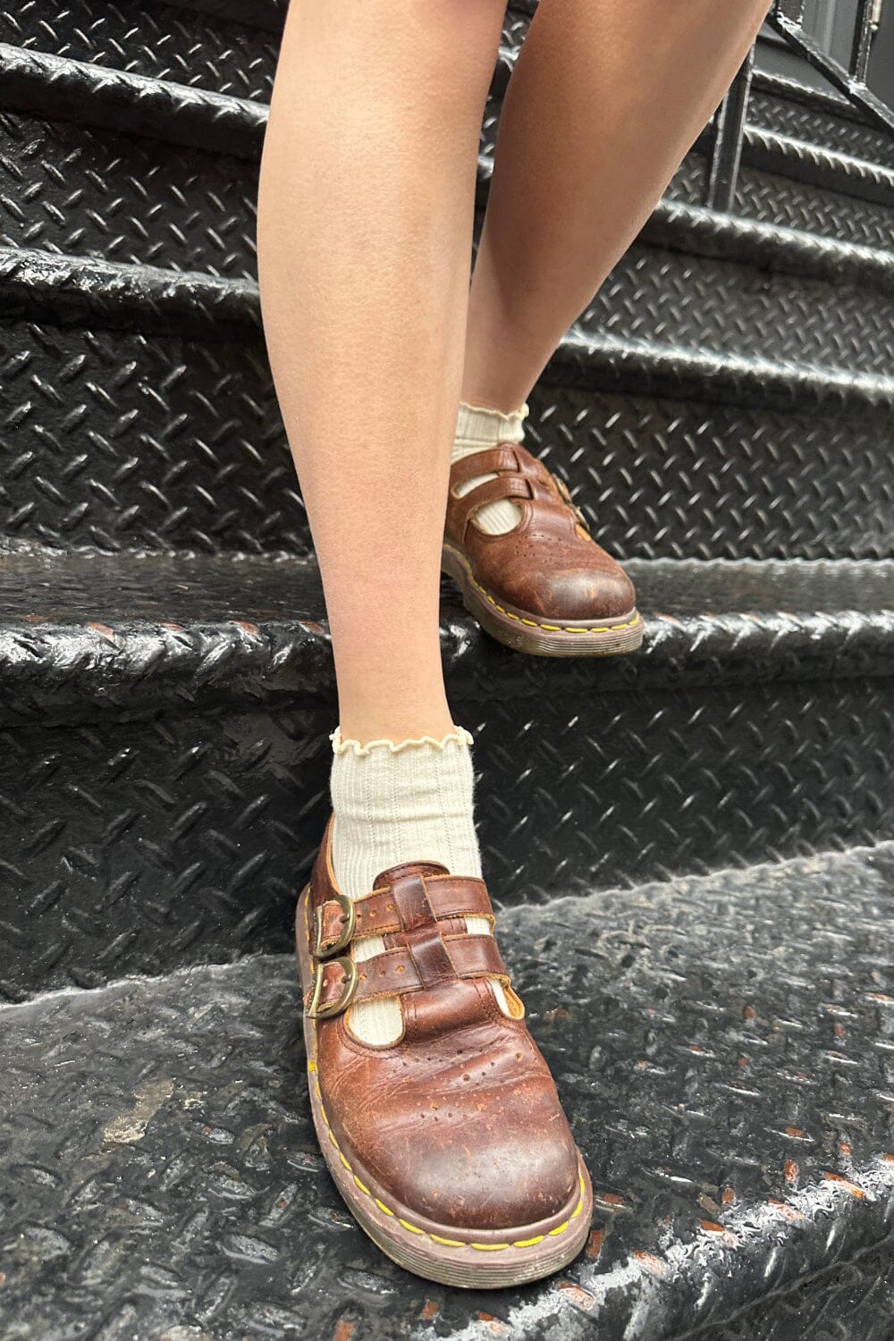 Ruffle Ribbed Socks – Brandy Melville Europe